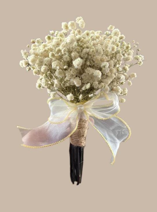 Mini Dried Entourage Flower Bridal Bouquet – CREATIVE LOVE FLOWER ...