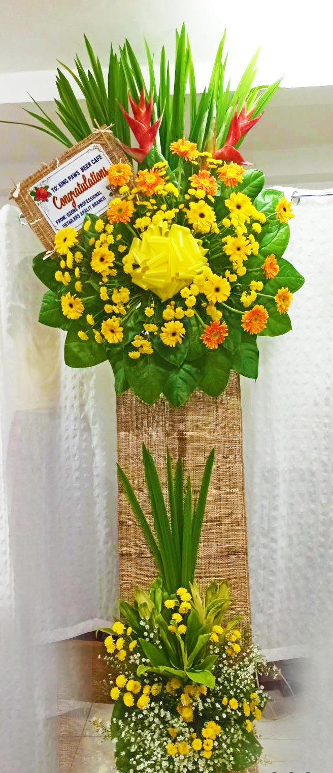 Single Enormous standee – CREATIVE LOVE FLOWER DESIGN SERVICES